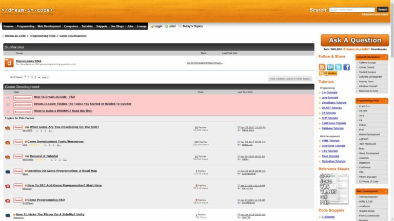 Top 20 Game Development Forums That Are Still Active – Remarkable Coder
